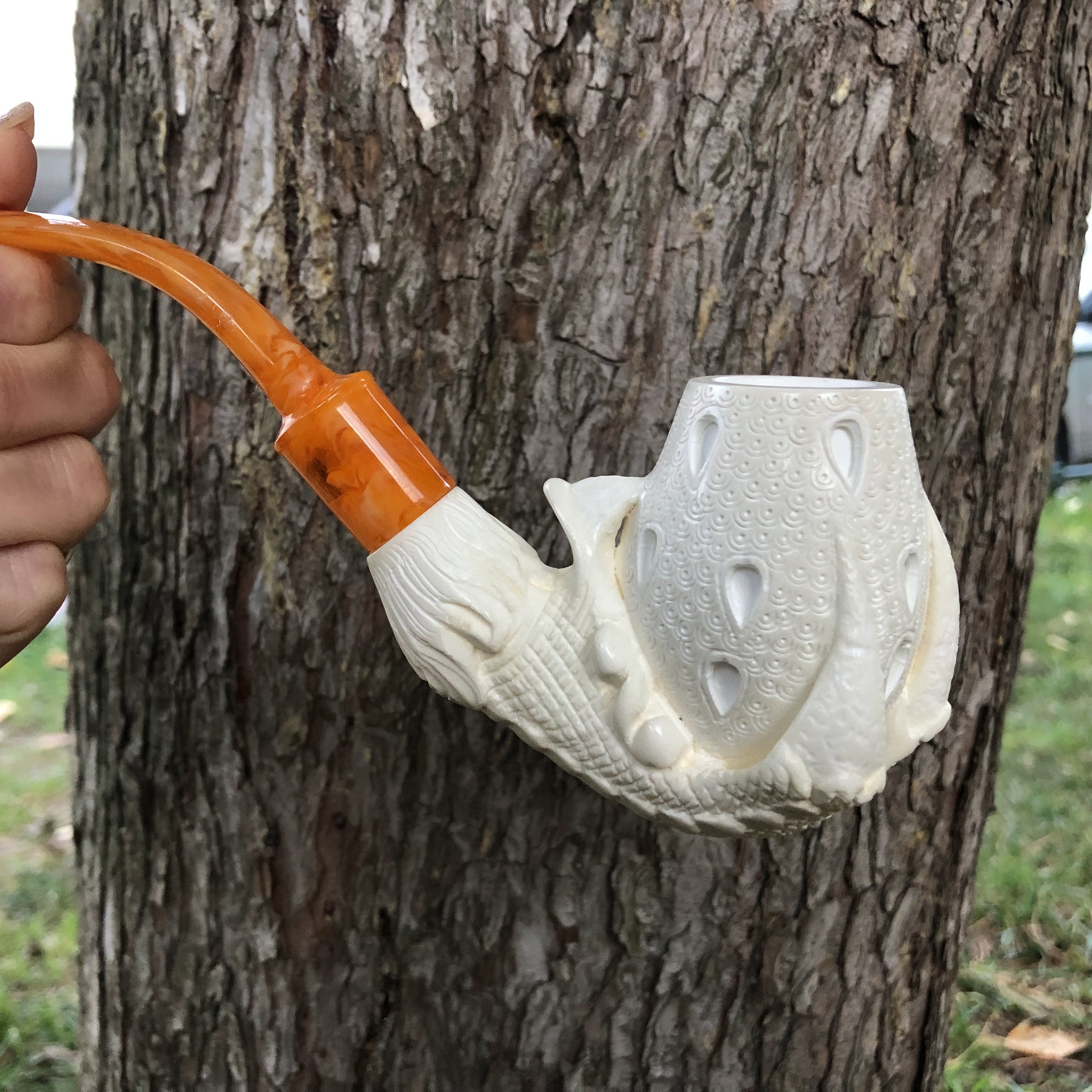 Eagle Claw Meerschaum Pipe Tobacco Pipe Stone Pipe Gift for Him ...