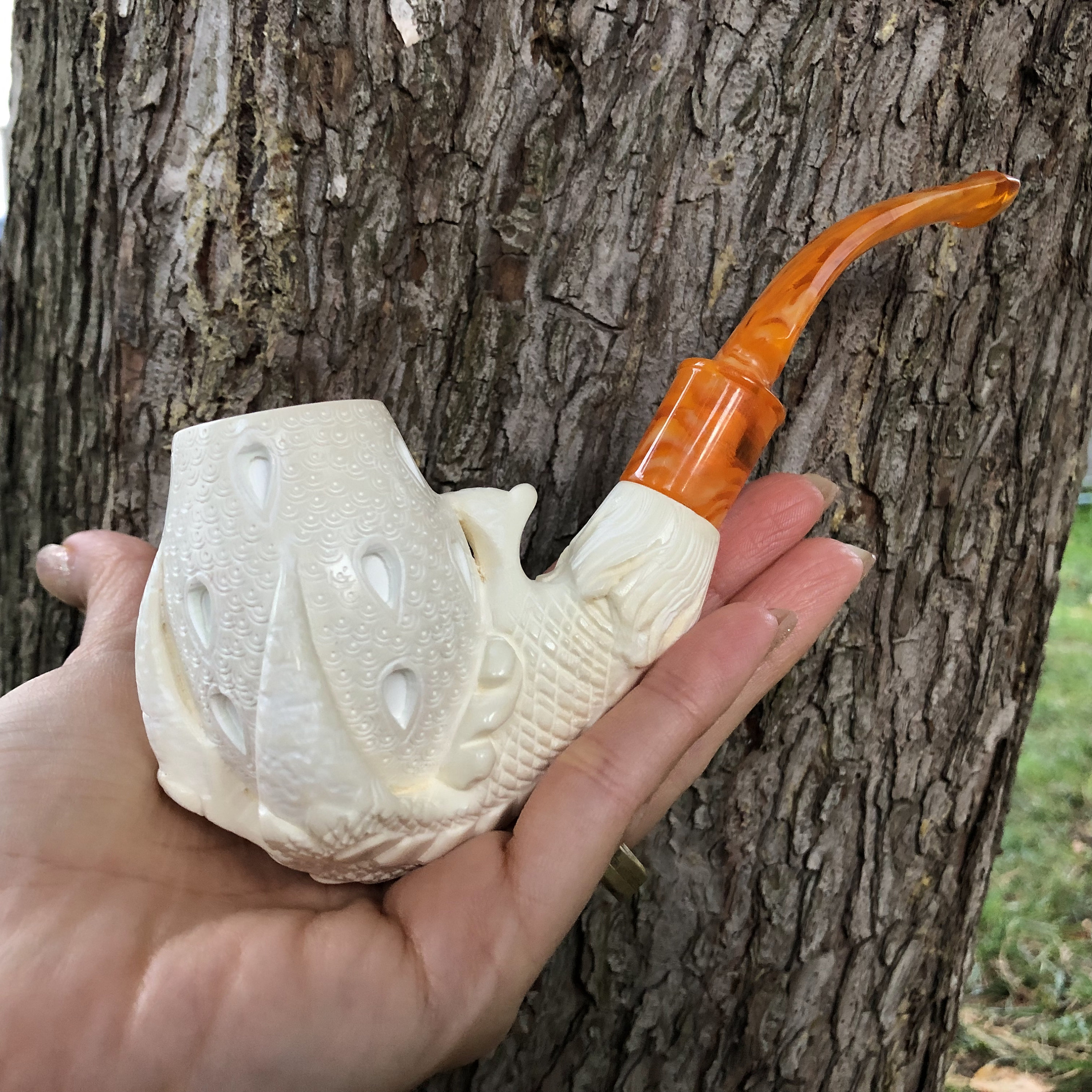 Eagle Claw Meerschaum Pipe Tobacco Pipe Stone Pipe Gift for Him ...