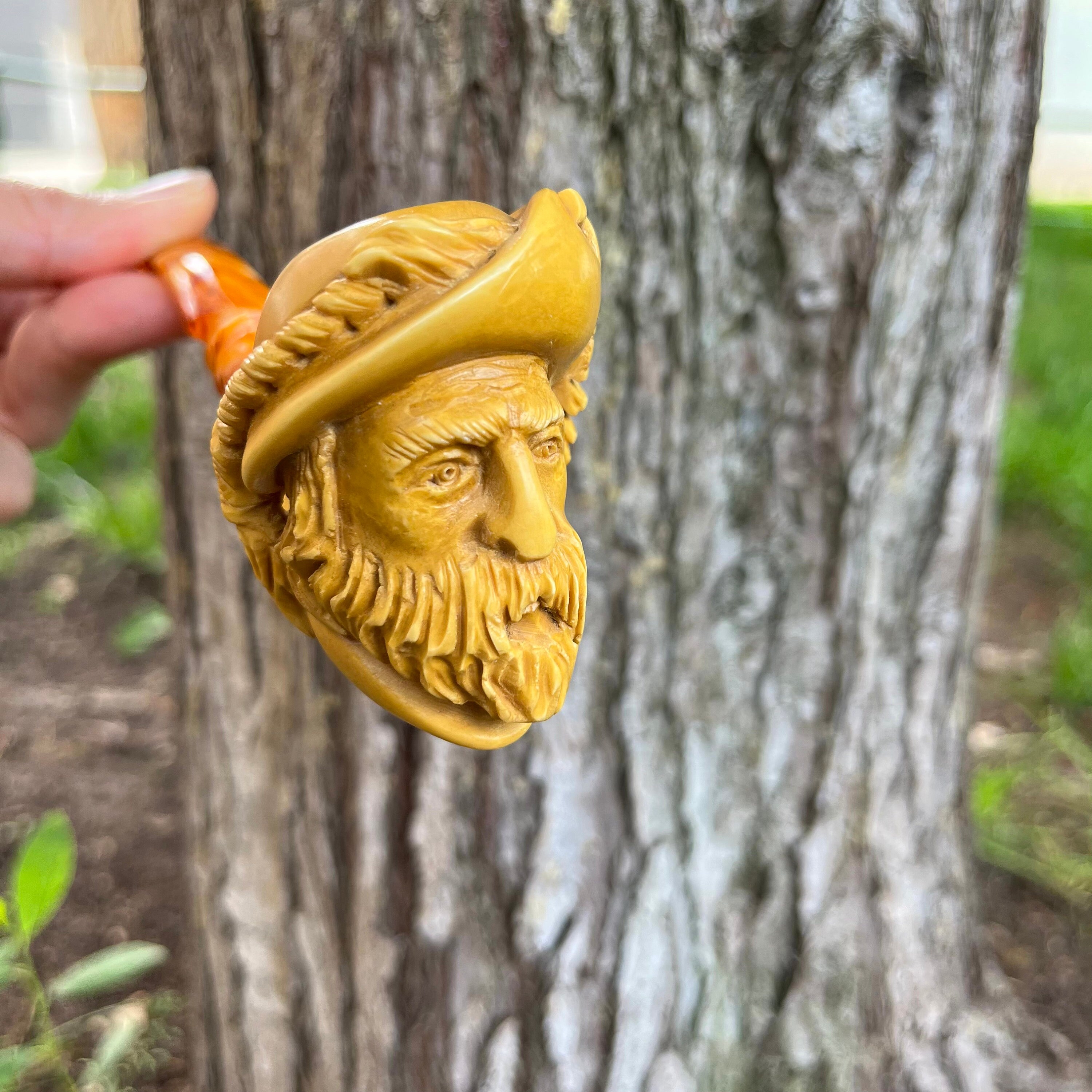 Knight Meerschaum Pipe| Stone Pipe| Special Gift| Tobacco Pipe| Gift ...