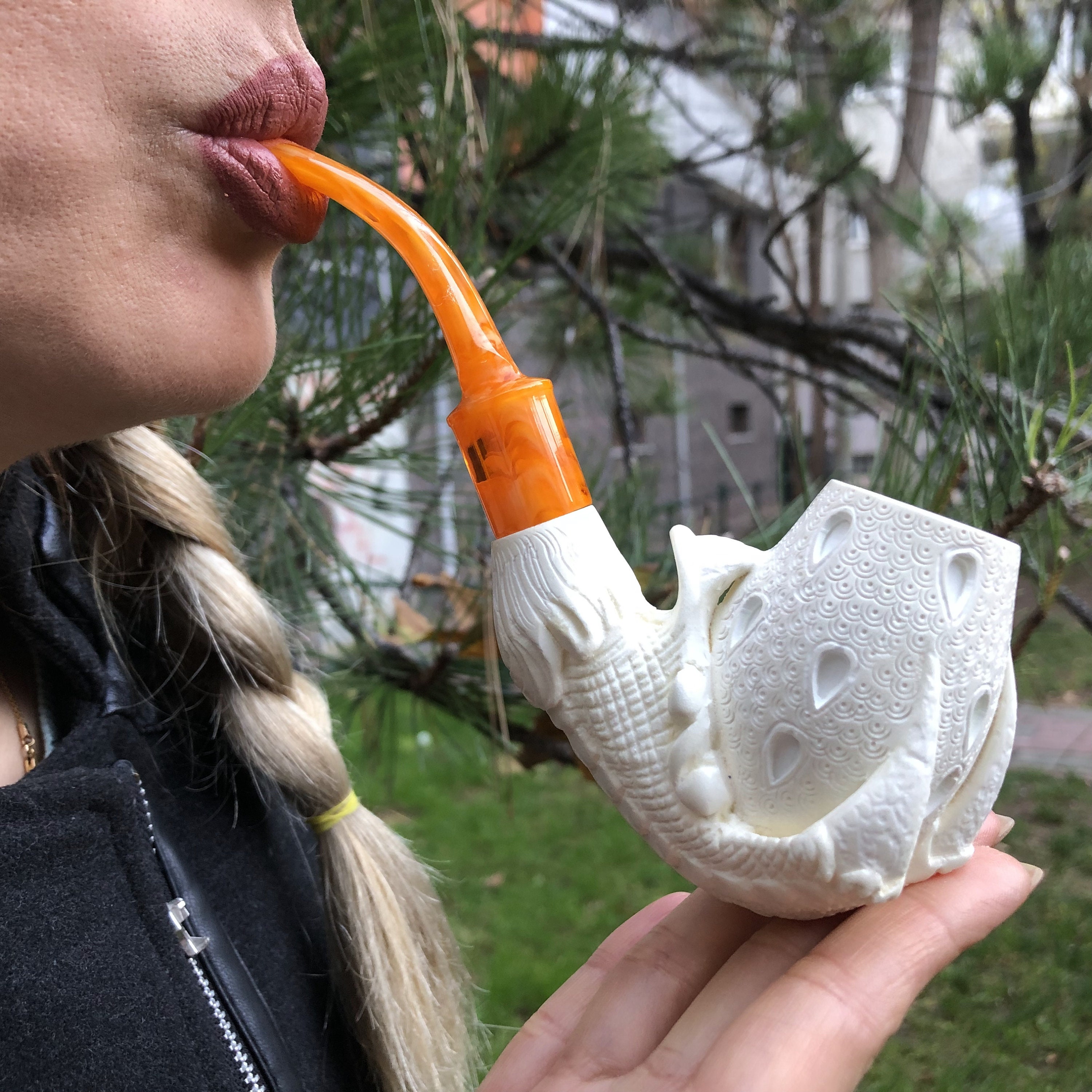 Eagle Claw Meerschaum Pipe Tobacco Pipe Stone Pipe Gift for Him ...