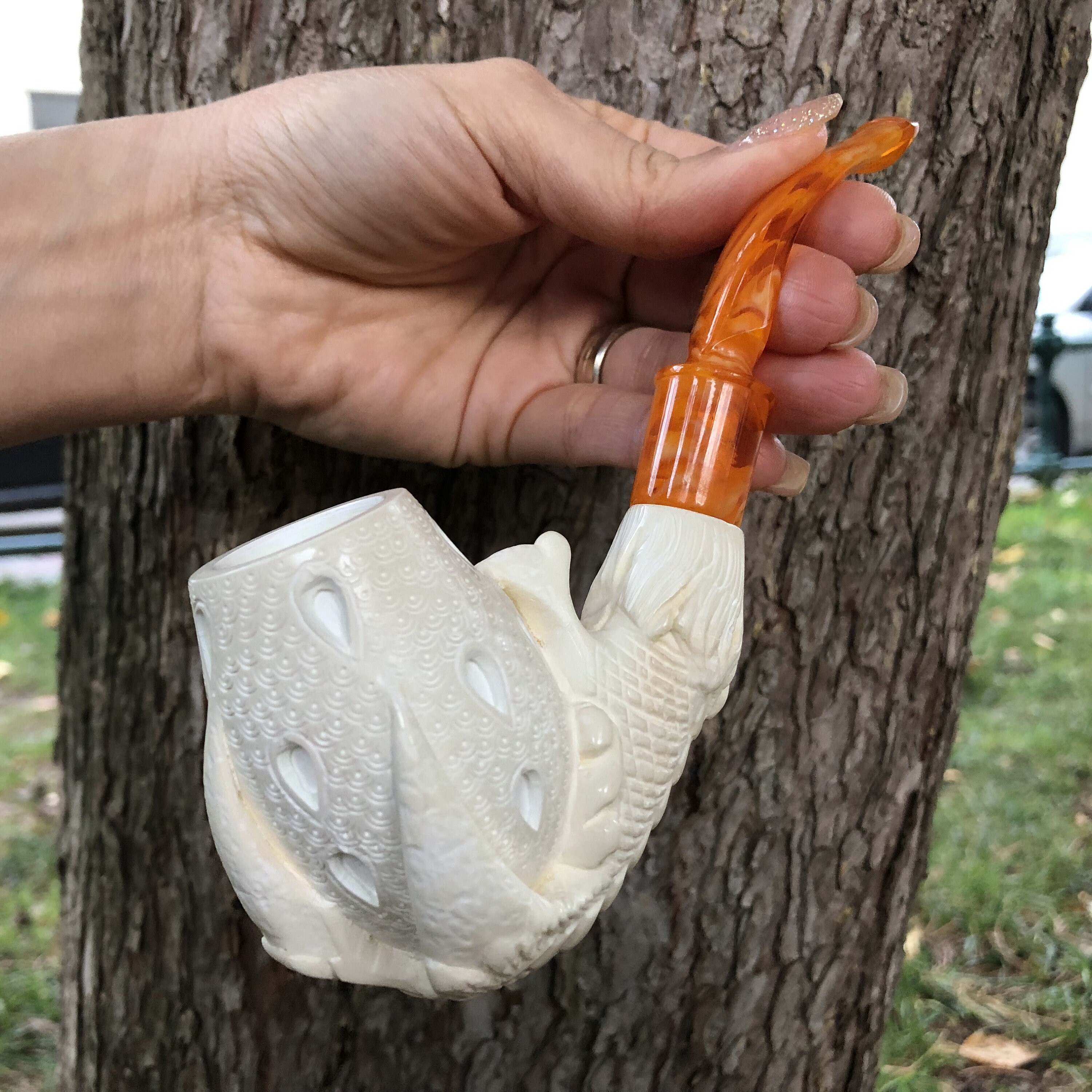 Eagle Claw Meerschaum Pipe Tobacco Pipe Stone Pipe Gift for Him ...