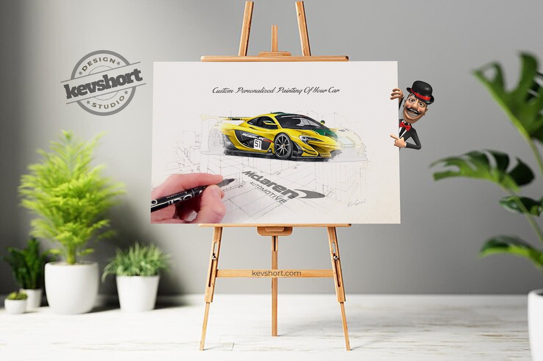 Personalised Car Print Custom Car Art Gift for Car Lovers - Etsy