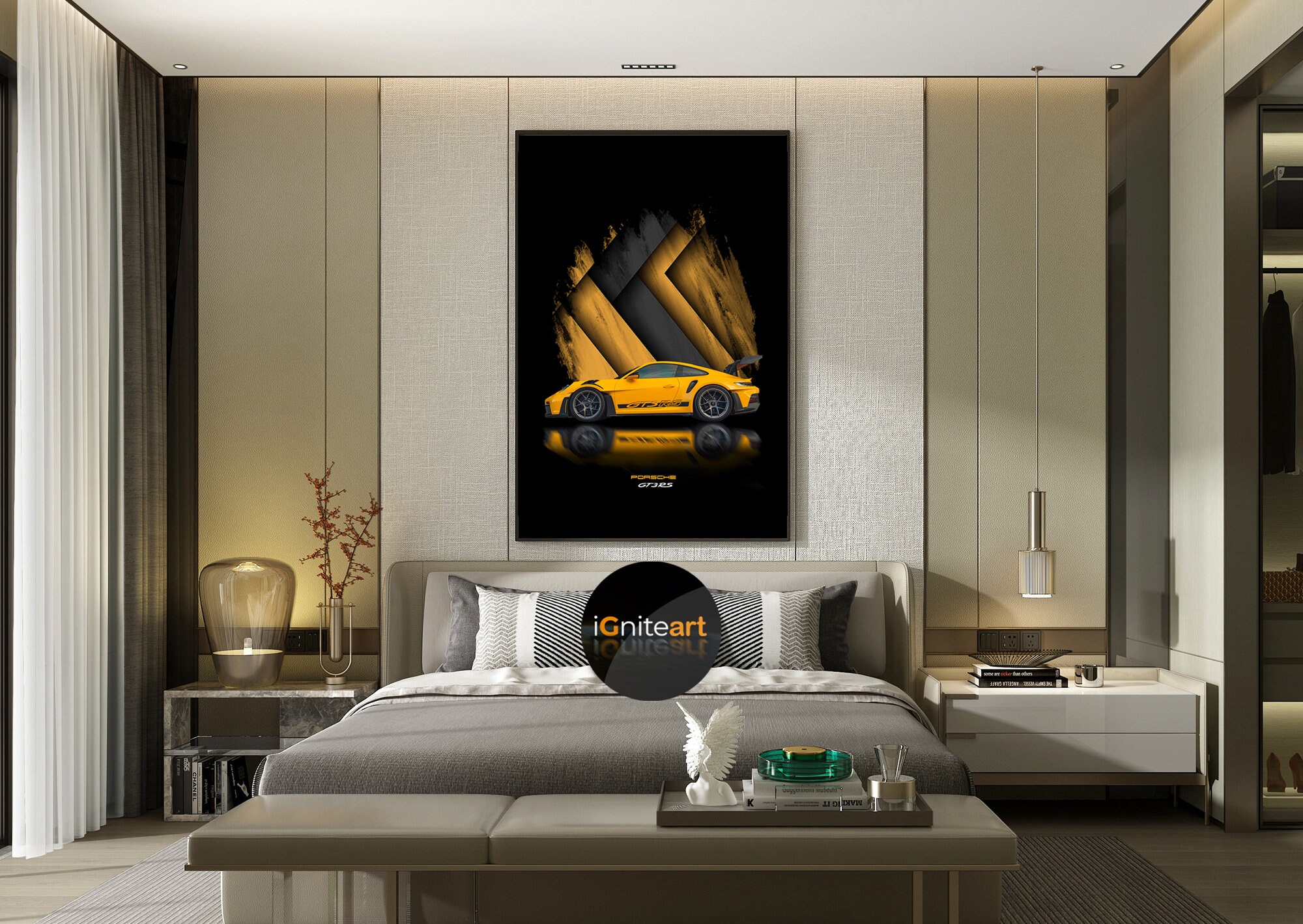 Porsche 911 GT3 RS Print Porsche GT3 RS Wall Art Car Poster - Etsy