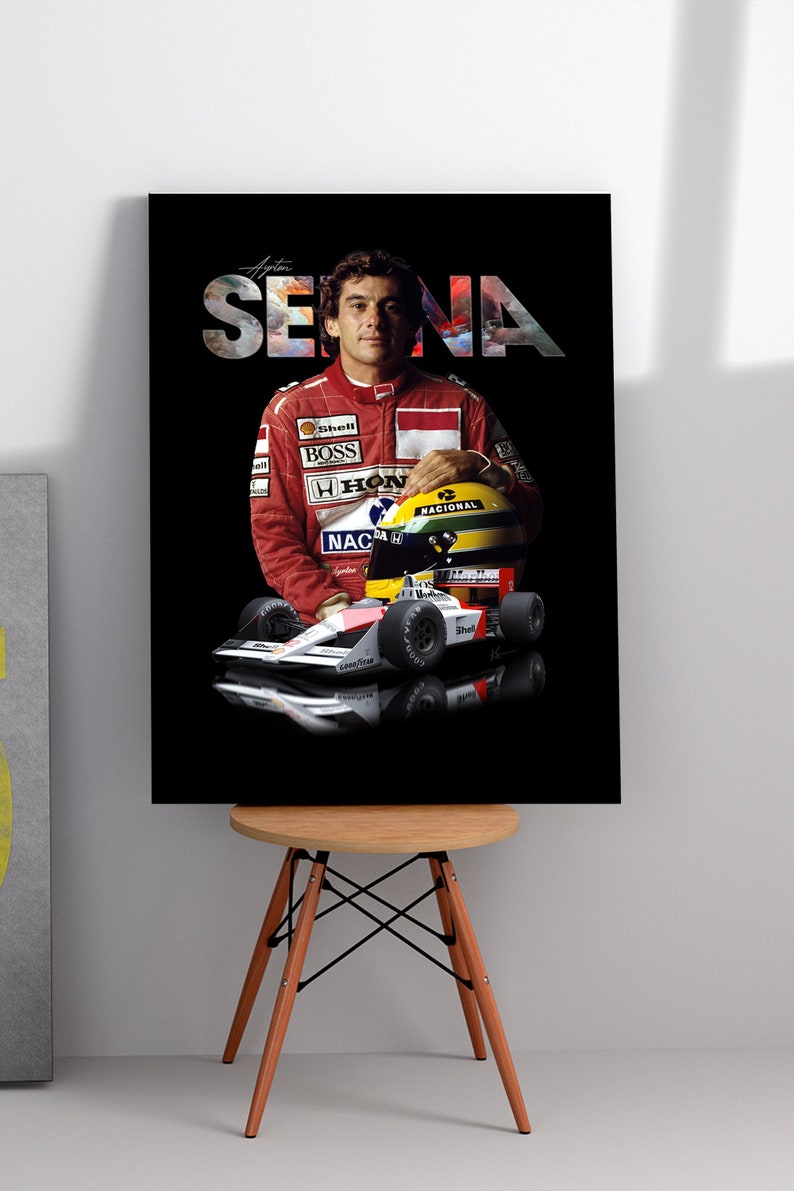 Ayrton Senna | Mclaren Formula 1 Poster Print | Iconic Ayrton Senna ...