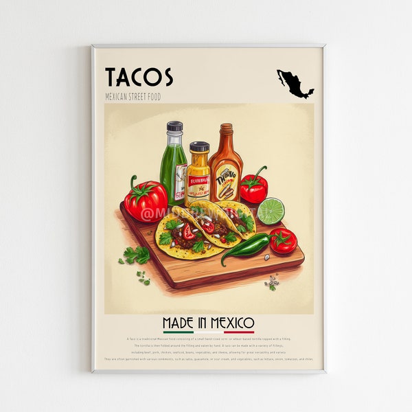 Taco Poster - Etsy