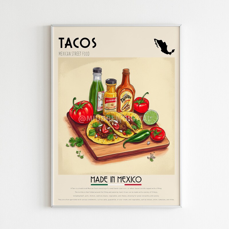 Taco Poster - Etsy