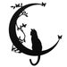 Cat Moon Butterflies Metal Sign / Wall Decor - Etsy