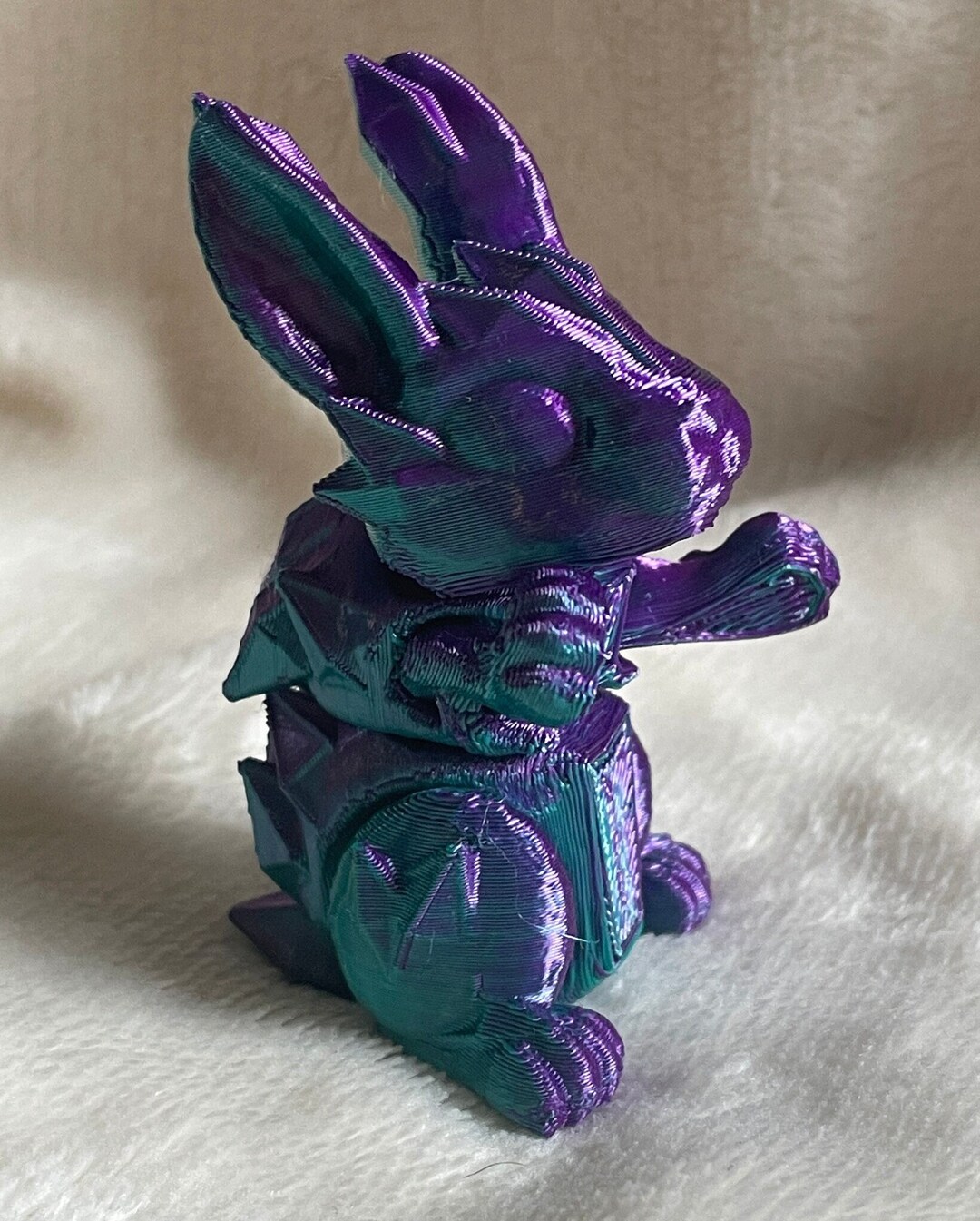 3D Printed Bunny, Articulating Easter Bunny, Articulating Bunny ...
