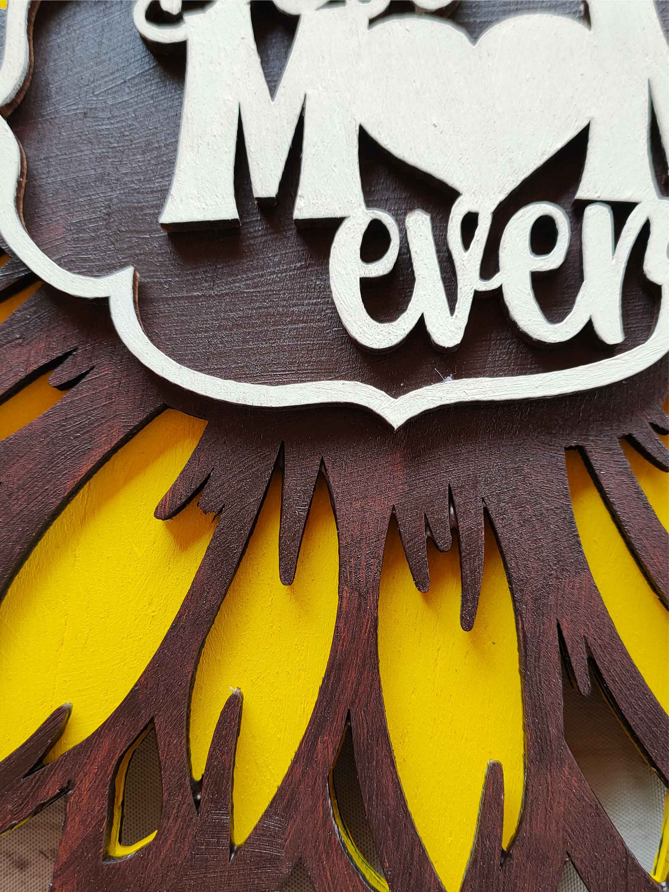 Sunflower Svg Laser Cut File For Mothers Day Presents Ideal Mom T