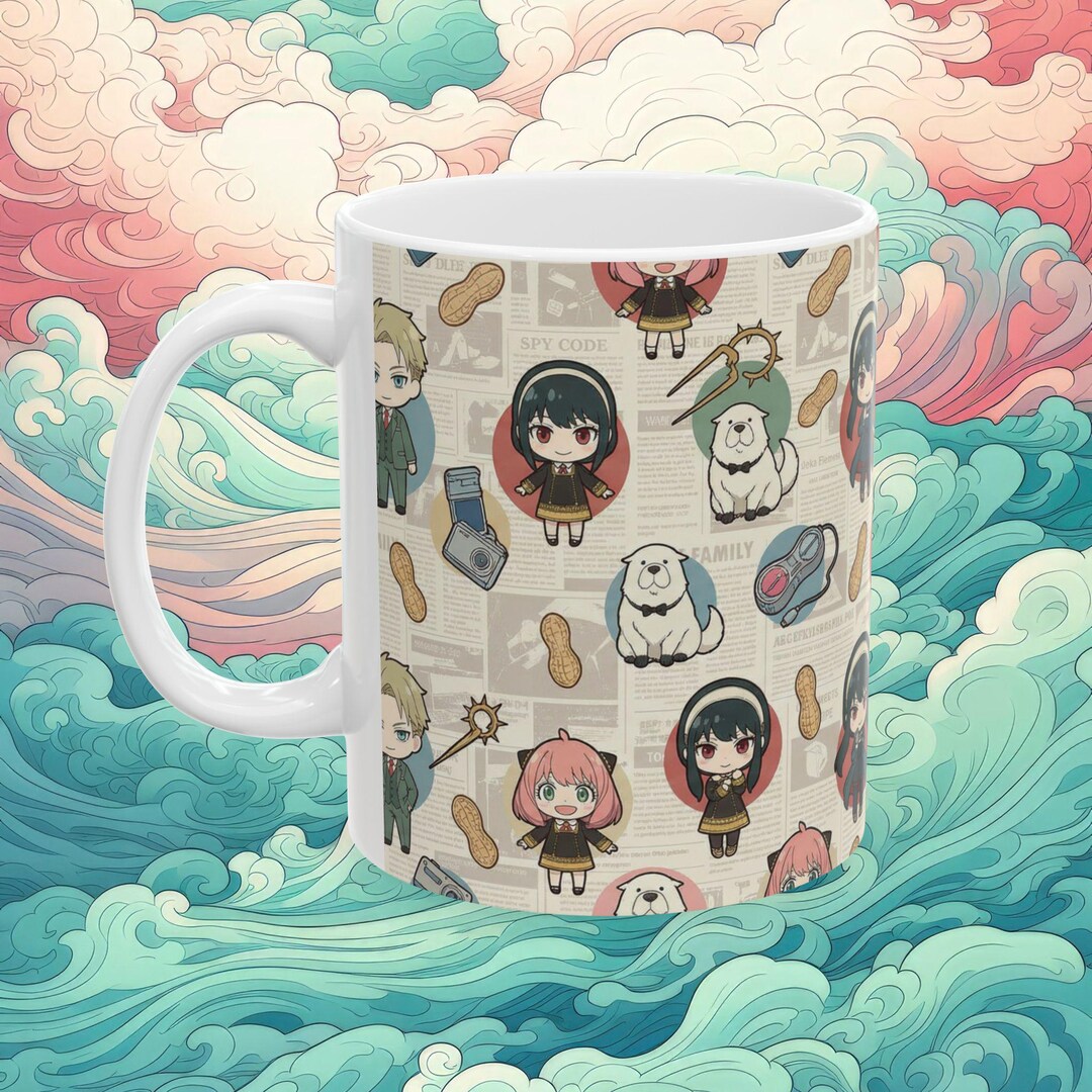 Spy X Family Mug, Anya Forger Anime Coffee Cup, Loid Yor Forger Mug ...