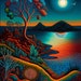Contemporary Australian Aboriginal Art Prints - 5 Original Digital ...