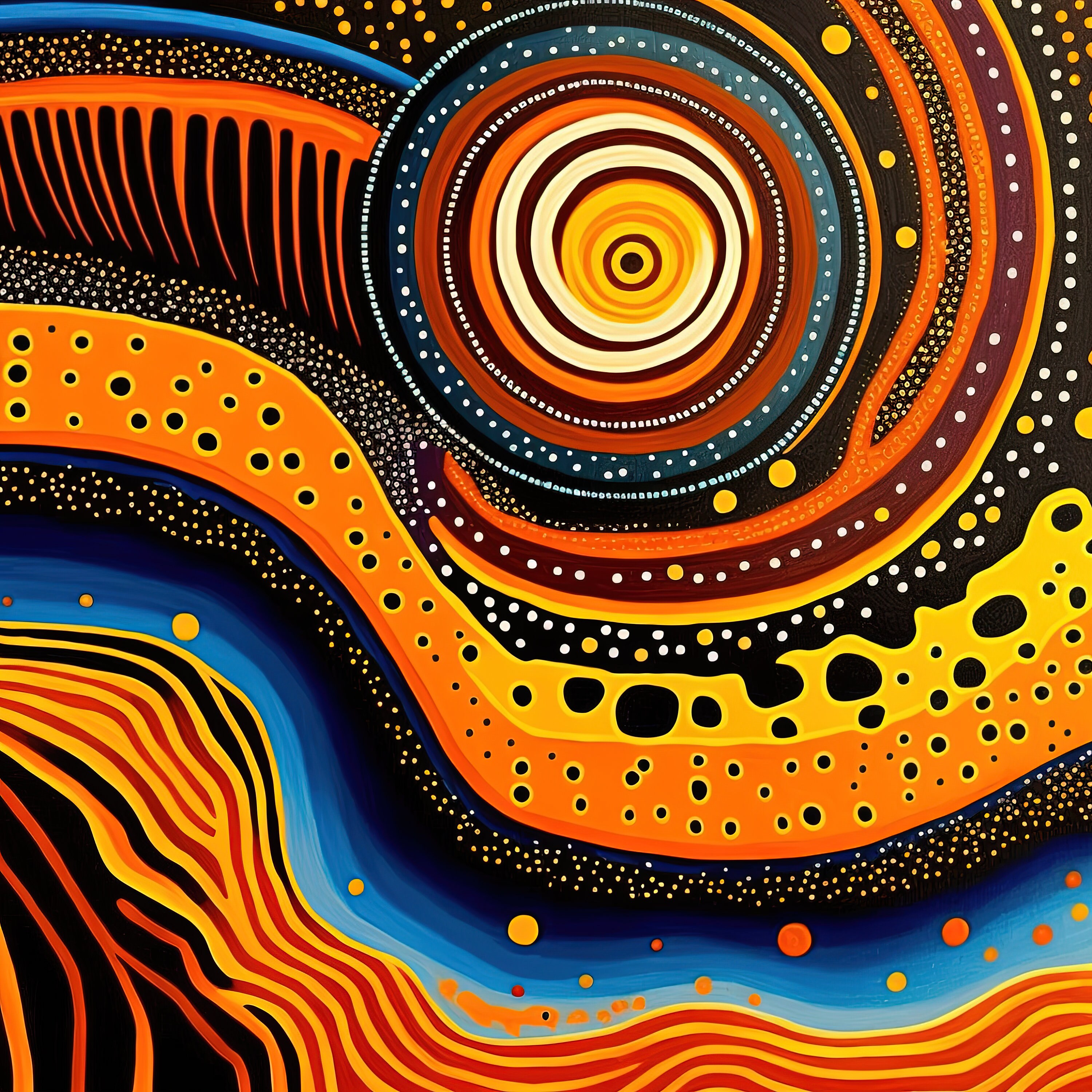 8 Printable Original Beautiful Native Australian Aboriginal Prints ...