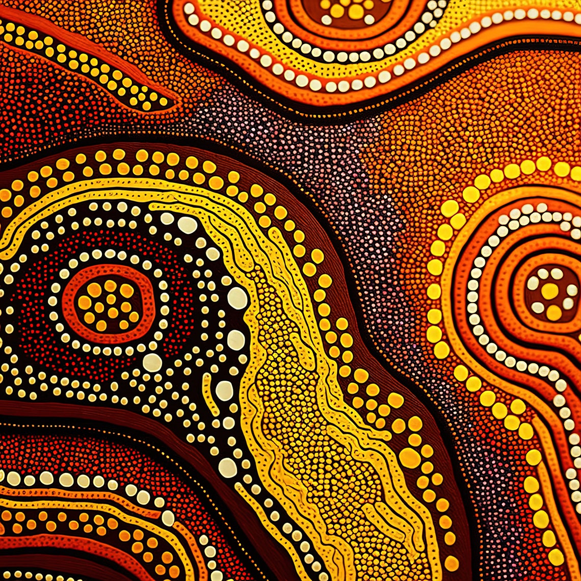 8 Printable Original Beautiful Native Australian Aboriginal Prints Bundle of 8 Digital Prints ...
