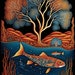 Contemporary Australian Aboriginal Art Prints - 5 Original Digital ...