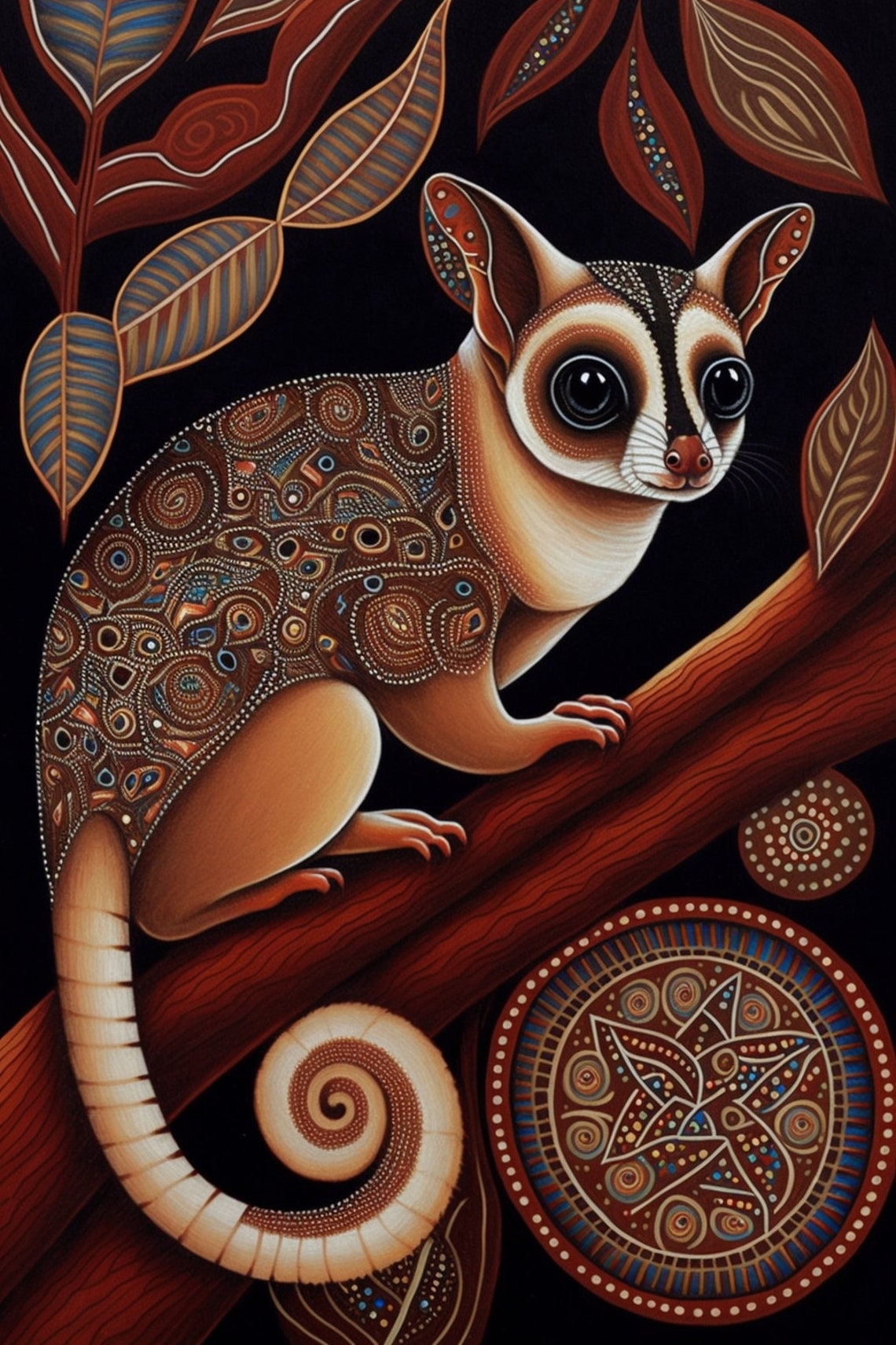 Contemporary Australian Aboriginal Art Prints - 5 Original Digital ...