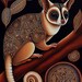 Contemporary Australian Aboriginal Art Prints - 5 Original Digital ...