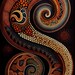Contemporary Australian Aboriginal Art Prints - 5 Original Digital ...