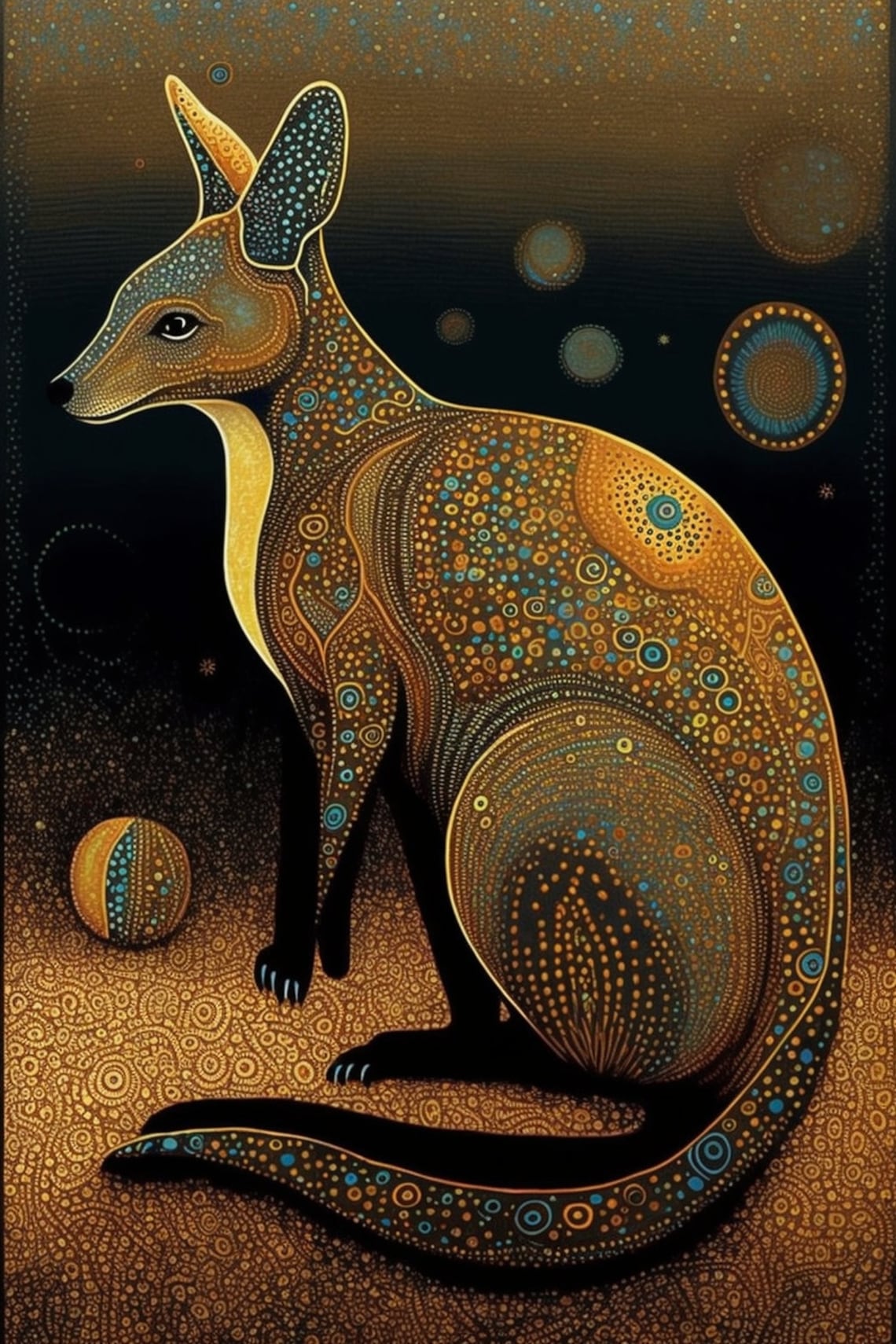 Contemporary Australian Aboriginal Art Prints 5 Original Digital Prints ...