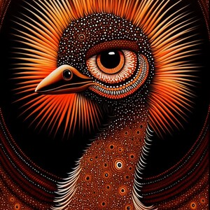 Contemporary Australian Aboriginal Art Prints - 5 Original Digital ...