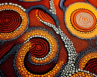 8 Original Beautiful Native Australian Aboriginal Prints Bundle of 8 Digital Prints Eclectic ...