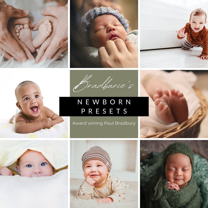 Newborn Lightroom Presets by Award-winning Photographer Paul Bradbury ...