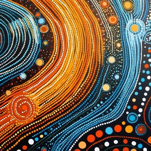 Original Outstanding Australian Landscape Aboriginal Art Prints, Art ...