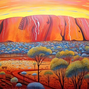 3 Original Beautiful Native Australian Aboriginal Prints Bundle of 3 ...