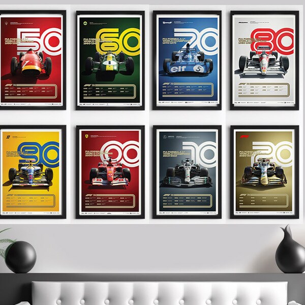 Formula 1 Prints - Etsy
