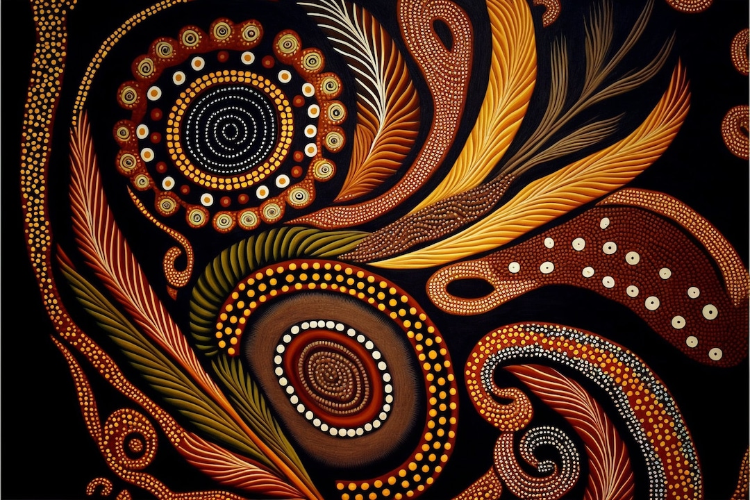 8 Original Beautiful Native Australian Aboriginal Prints Bundle of 8 Digital Prints Eclectic ...