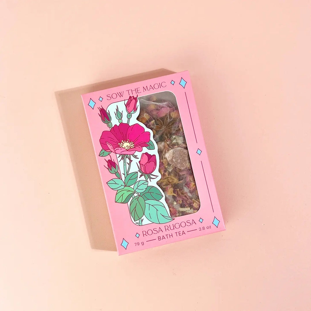 Rosa Rugosa Tarot Botanical Bath Tea Box Bath and Body Gift - Etsy