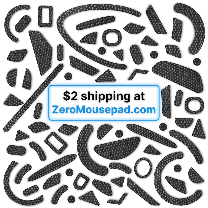 Logitech G PRO (wireless) Mousepad - Zeropad Minimalist Mousepad - 3 ...