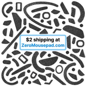 Logitech G305 LIGHTSPEED 304 Mousepad - Zeropad Minimalist Mousepad - 3 ...