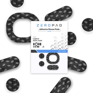 Logitech G305 LIGHTSPEED 304 Mousepad - Zeropad Minimalist Mousepad - 3 ...