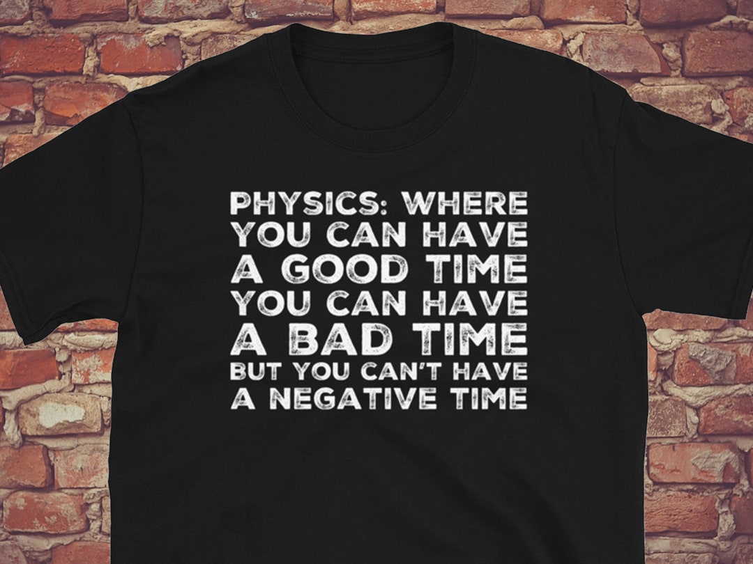 Funny Physics Pun About Time - Etsy