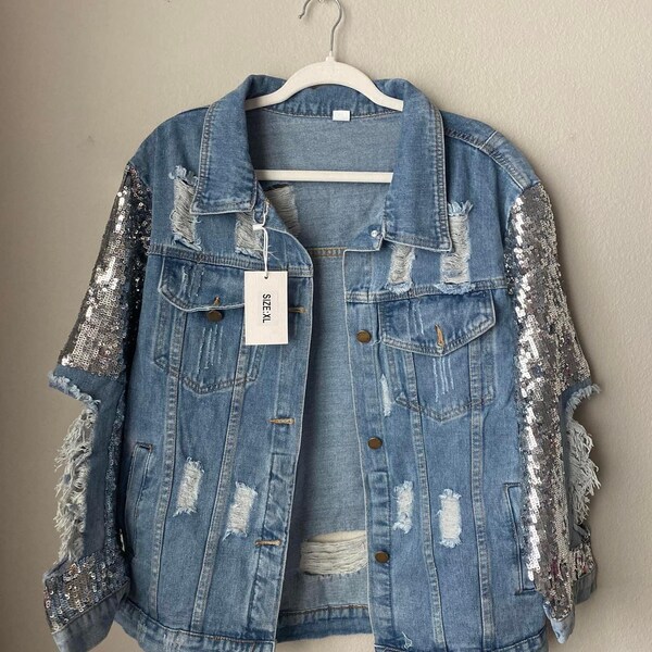Sequin Jacket - Etsy
