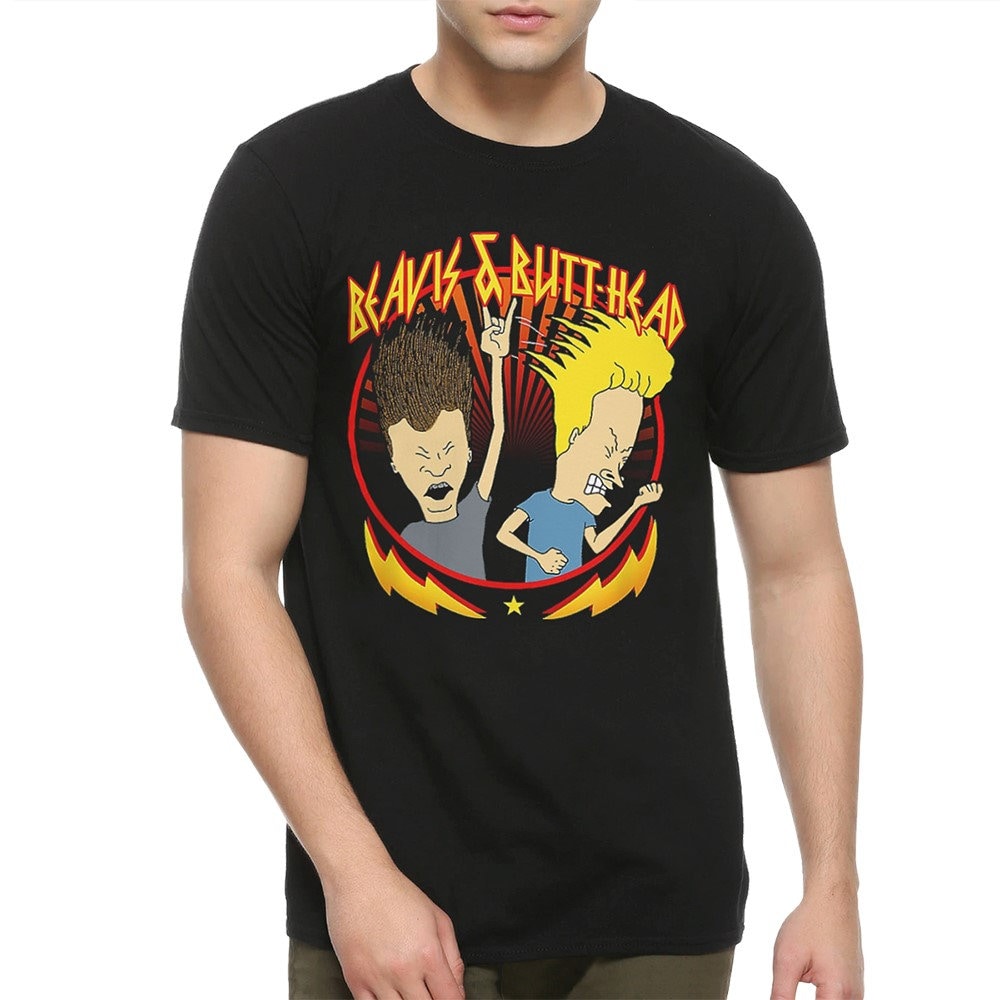 Beavis and Butt-head Rock and Roll T-shirt, Men's Women's Sizes (BEB ...
