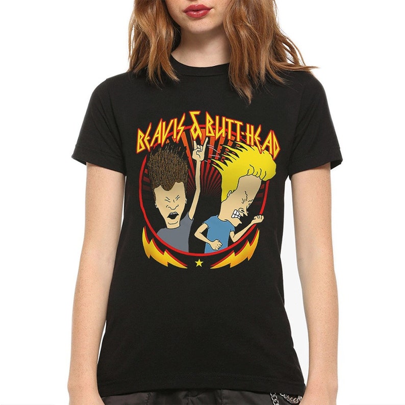 Beavis and Butt-head Rock and Roll T-shirt, Men's Women's Sizes (BEB ...