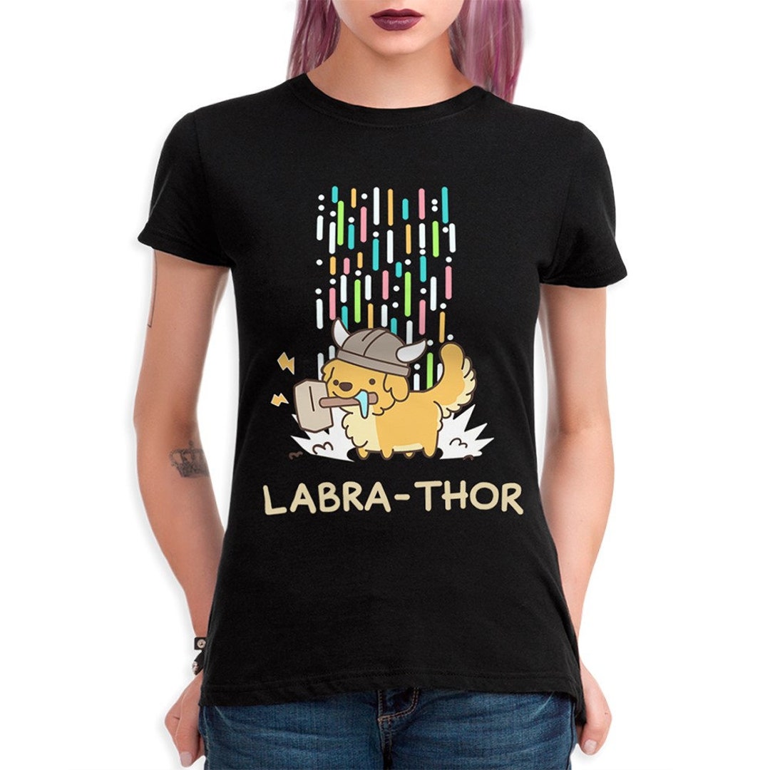 Labra-thor Funny Dog T-shirt, Men's and Women's Sizes DSN-80310 - Etsy