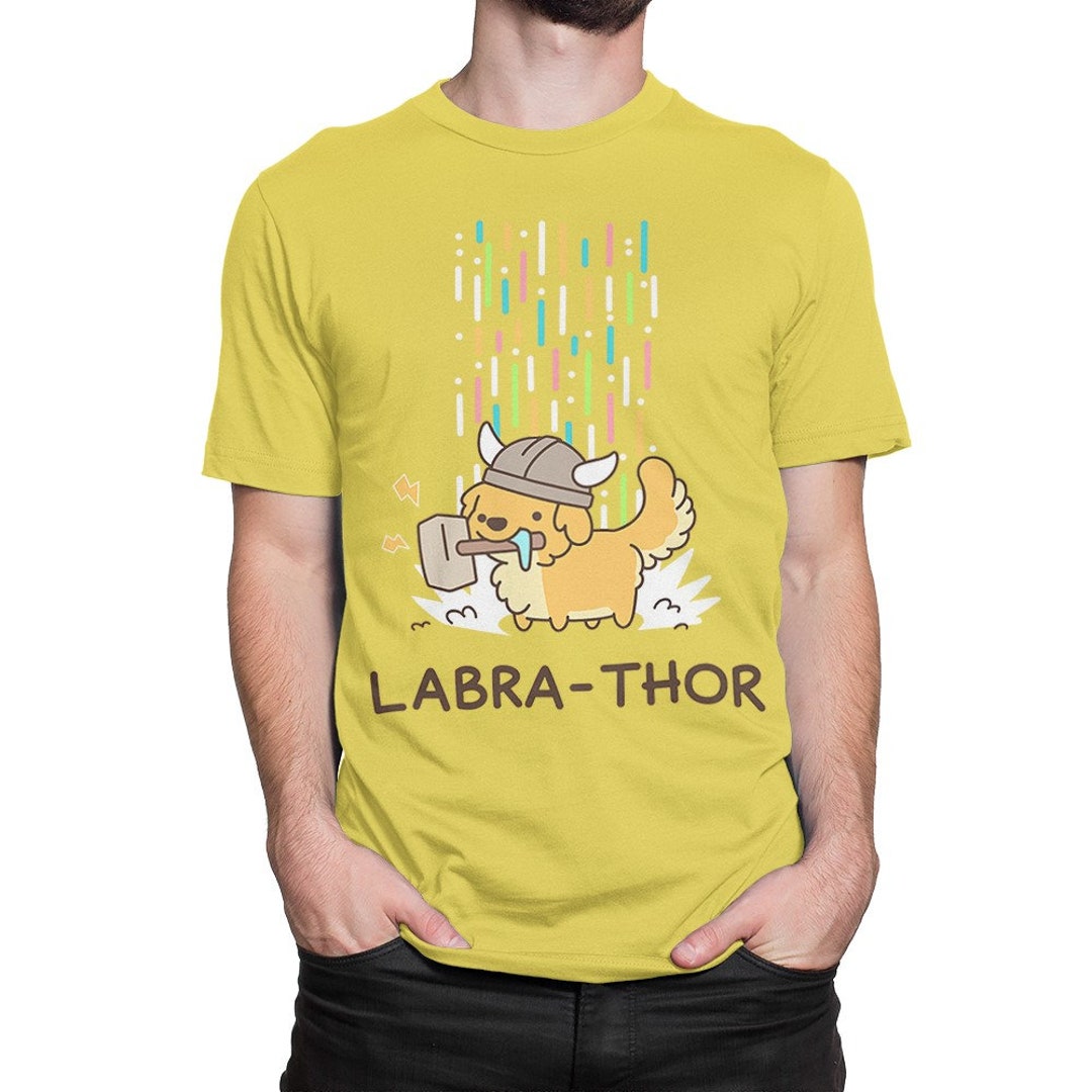 Labra-thor Funny Dog T-shirt, Men's and Women's Sizes DSN-80310 - Etsy