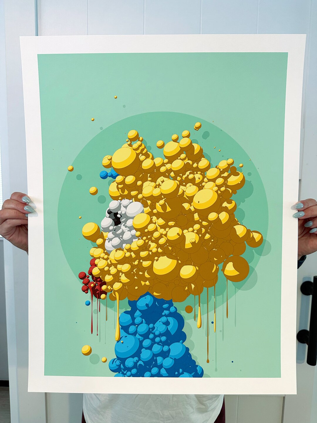 Maggie Simpson | Art Print | Wall Art | Giclée Print | Art | Pop Art - Etsy