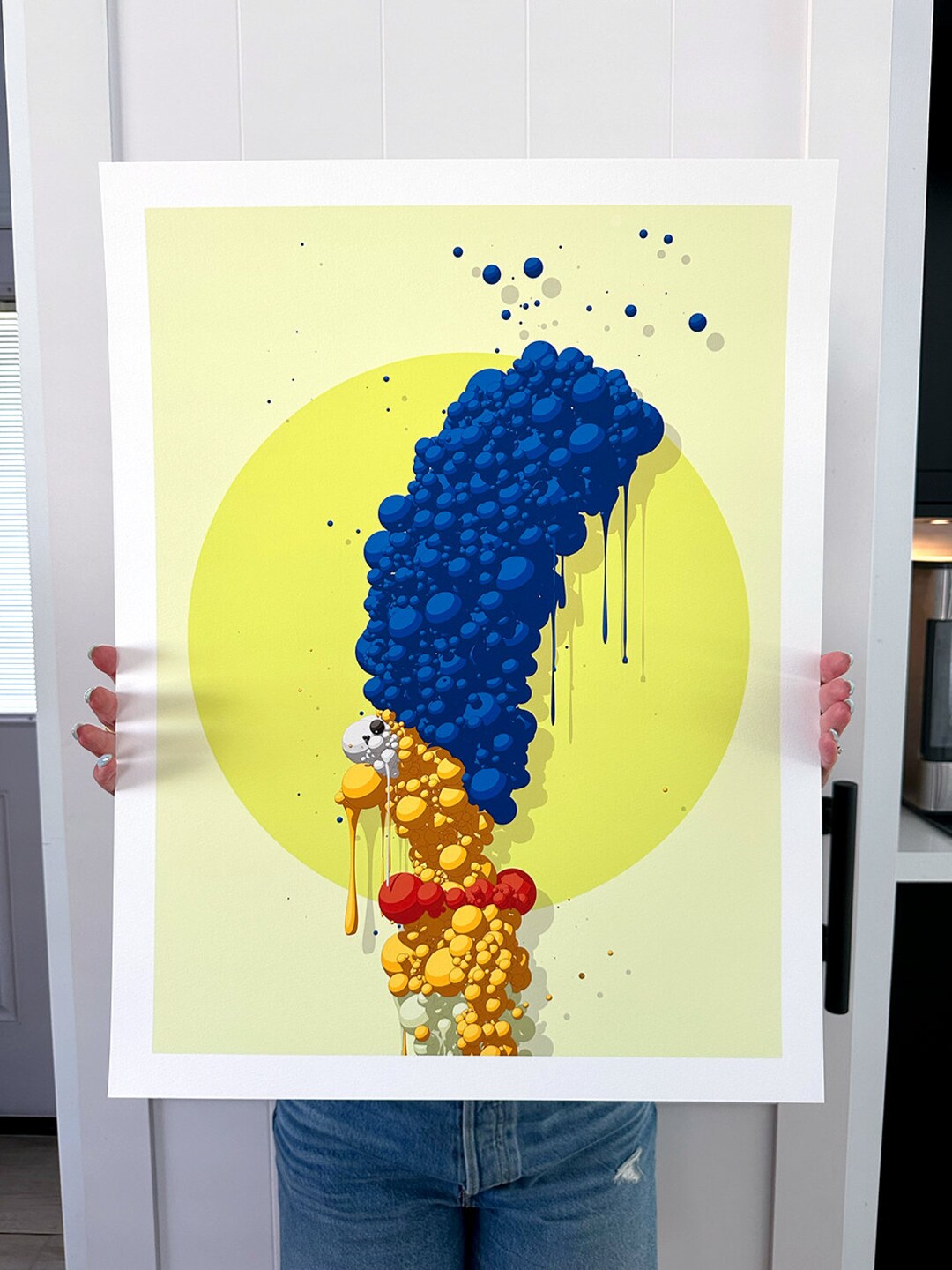Marge Simpson | Art Print | Wall Art | Giclée Print | Art | Pop Art - Etsy
