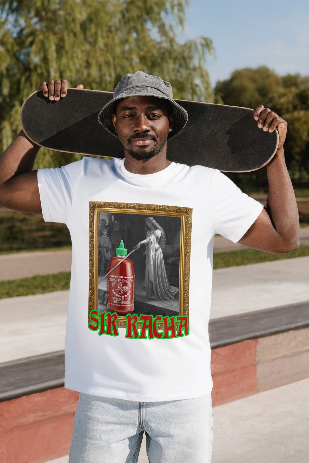 Sriracha Tshirt, Hot Food Enthusiast, Spicy Food Lover, Oddly Specific ...