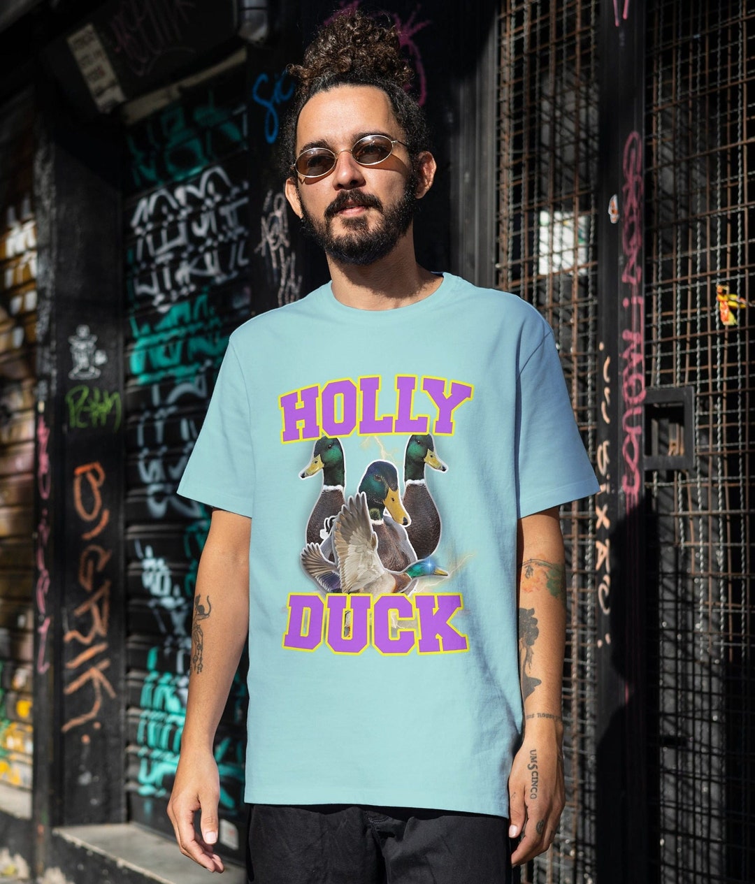Holly Duck Tshirt Jerma Tshirt Shitpost Shirt Duck Lover - Etsy