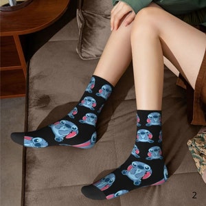 Stitch Socks, Disney Socks, Stitch Kids Socks, Stitch Woman Socks - Etsy