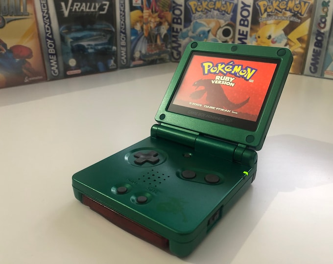 Nintendo Gameboy Advance SP With Backlit IPS V2 Screen Mod Custom ...
