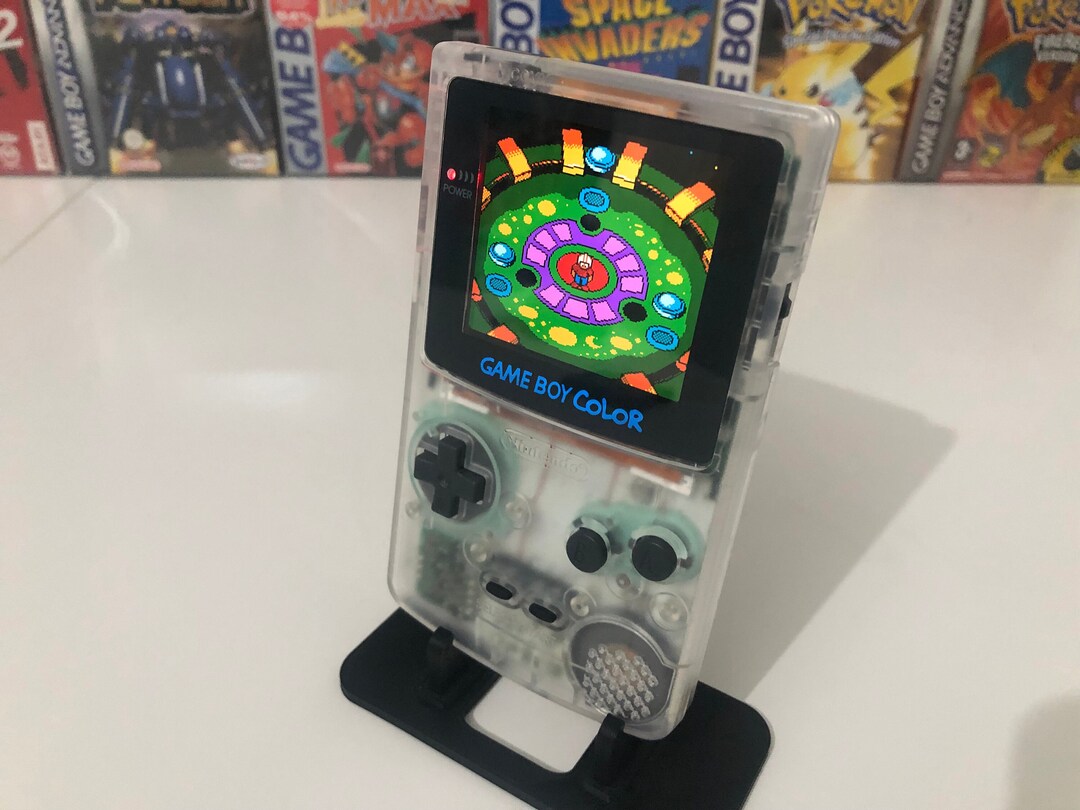 Nintendo Gameboy Colour With Backlit IPS Screen Mod Custom Clear ...