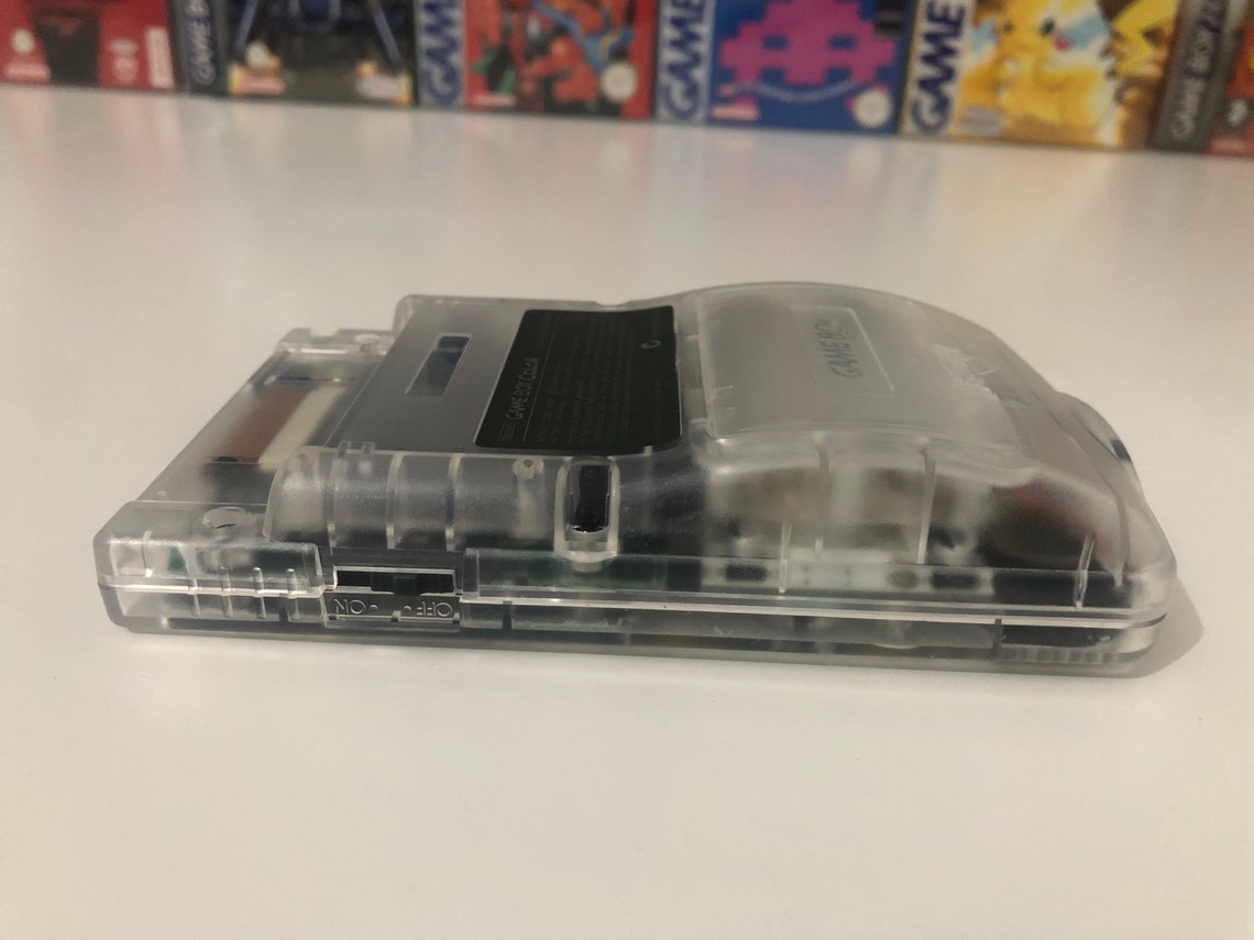 Nintendo Gameboy Colour With Backlit IPS Screen Mod Custom Clear ...
