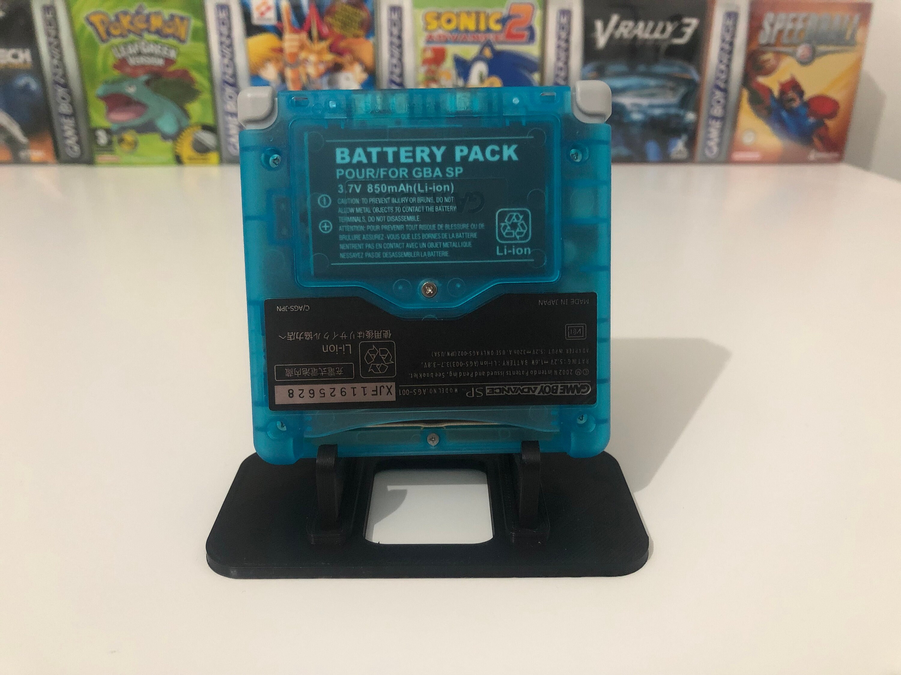 Nintendo Gameboy Advance SP With Backlit IPS V2 Screen Mod Custom Clear ...