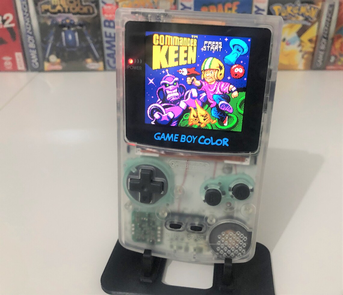 Nintendo Gameboy Colour With Backlit IPS Screen Mod Custom Clear ...
