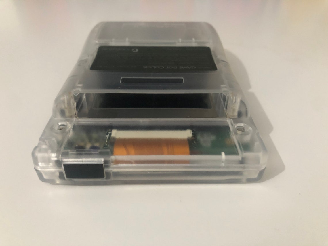 Nintendo Gameboy Colour With Backlit IPS Screen Mod Custom Clear ...